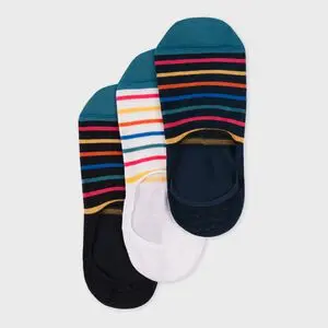 Paul Smith Stripe Loafer Socks Three-pack - Multicolour