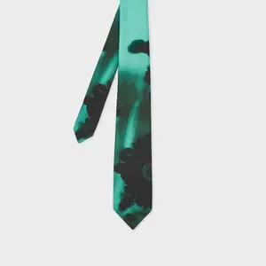 Paul Smith Silk Neck Tie - Green