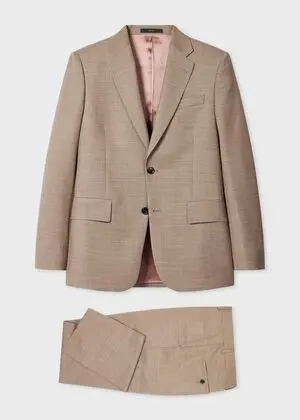 Paul Smith The Brierley Tan Tropical Wool Suit - Brown