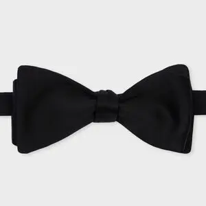 Paul Smith Plain Satin Bow Tie - Black