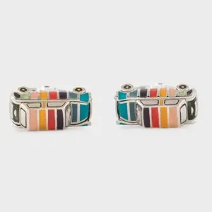 Paul Smith Artist Stripe' Mini Cufflinks - Multicolour