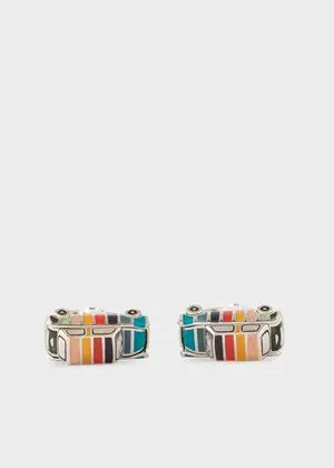 Paul Smith Artist Stripe' Mini Cufflinks
