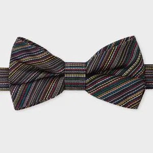 Paul Smith Silk Signature Stripe Bow Tie - Multicolour