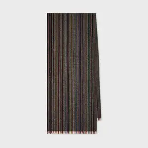 Paul Smith Signature Stripe' Merino Wool Scarf - Multicolour