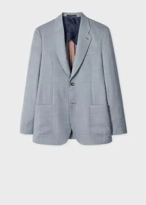 Paul Smith Tailored-fit 'zelander' Check Wool Blazer