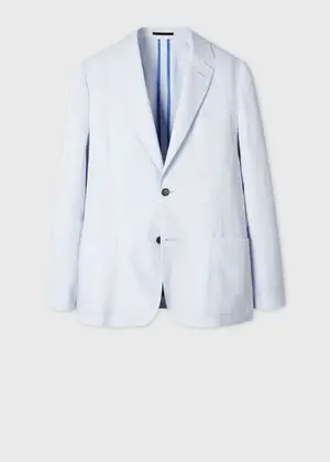 Paul Smith Pale Linen Patch-pocket Unlined Blazer
