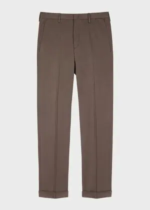 Paul Smith Slim-fit Dark Cotton-stretch Chinos