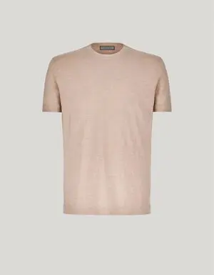 Canali Linen T-shirt - Pink