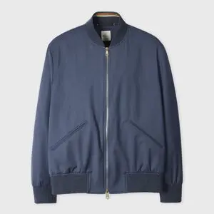 Men's Dark Blue Bomber Jackets