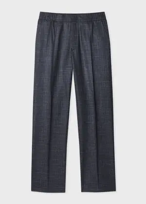 Paul Smith Wool-silk Elasticated-waist Trousers