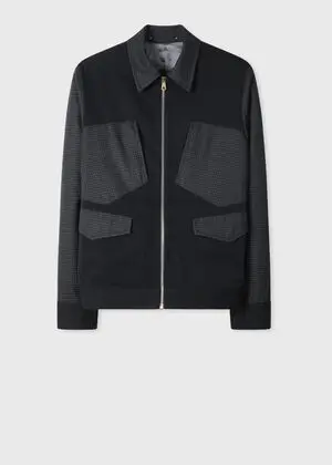 Paul Smith Wool And Cotton-blend Mix-up Jacket