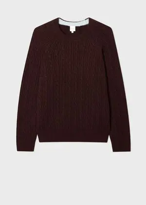 Paul Smith Alpaca-blend Cable Knit Sweater