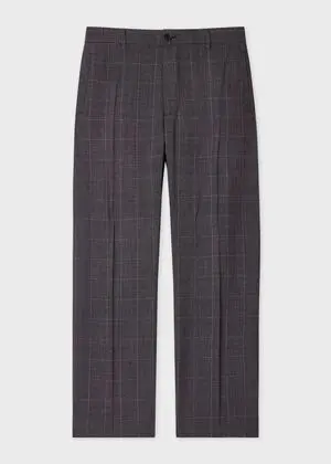Paul Smith Check Stretch-wool Trousers