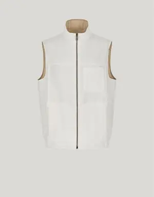 Canali Zip Up Vests For Men