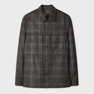 Paul Smith Check Wool Overshirt