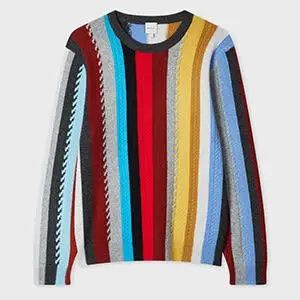 Paul Smith Cashmere-blend Signature Stripe Sweater - Multicolour