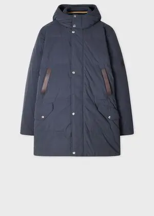 Paul Smith Long Down Parka With Detachable Hood