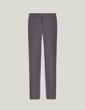 Canali Grey Wool Trousers
