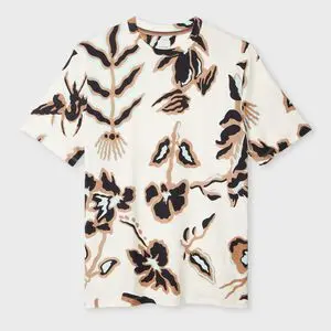 Paul Smith Ecru 'bohemia' Print T-shirt - White