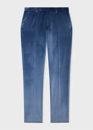 Paul Smith Velvet Trousers - Blue