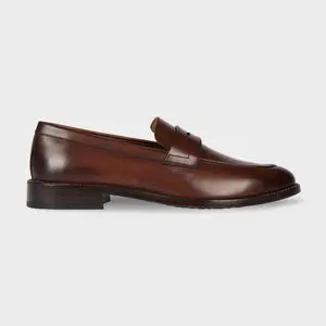 Men's Brown Leather Loafers