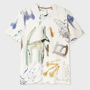 Paul Smith 'little Beasts' Print T-shirt - White