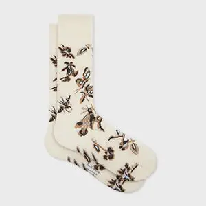 Paul Smith Cotton-Blend 'Bohemia' Socks White