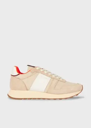 Paul Smith Ecru 'eighties' Trainers