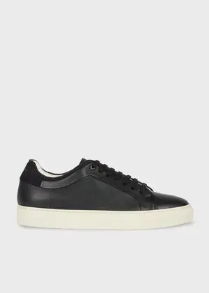 Paul Smith Leather Trainers With Cream Soles