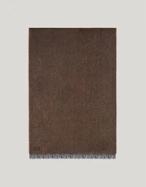 Canali Pure Cashmere Scarf - Brown