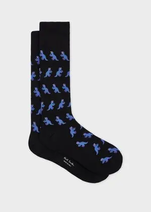 Paul Smith Dino Crew Socks - Black