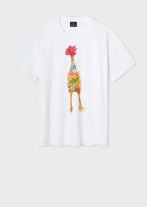 Paul Smith Rubber Chicken' Print T-shirt - White