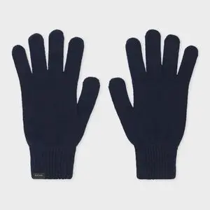 Paul Smith Cashmere-blend Gloves - Blue