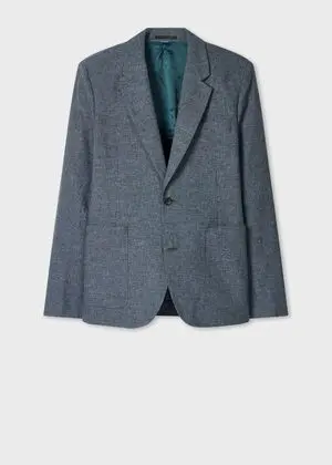 Men's Blue Linen Blazers