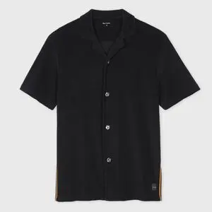 Paul Smith Towelling Lounge Shirt - Black