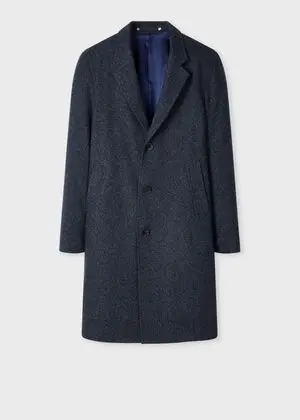 Paul Smith Textured Wool-blend Twill Overcoat