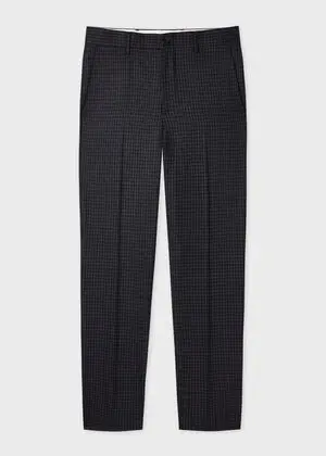 Paul Smith Check Mid-fit Wool Stretch Trousers
