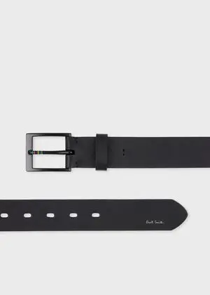 Paul Smith Leather Belt - Black