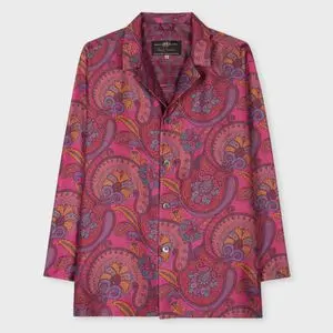 Paul Smith Daniel Hanson For Paisley Silk Pyjama Shirt - Multicolour