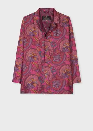 Paul Smith Daniel Hanson For Paisley Silk Pyjama Shirt