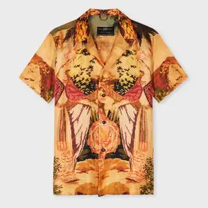 Paul Smith Daniel Hanson For Tapestry Print Silk Pyjama Shirt - Multicolour
