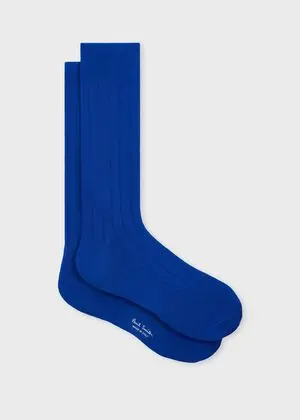 Paul Smith Ribbed Cotton Socks