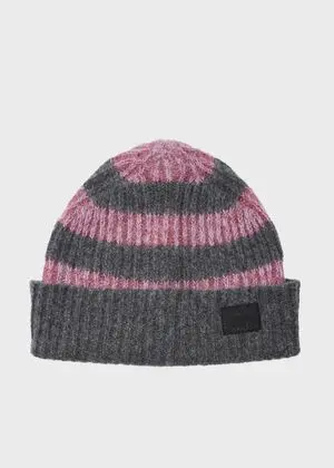 Paul Smith Block Stripe Beanie