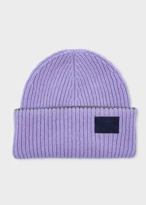 Paul Smith Lambswool Ribbed Beanie