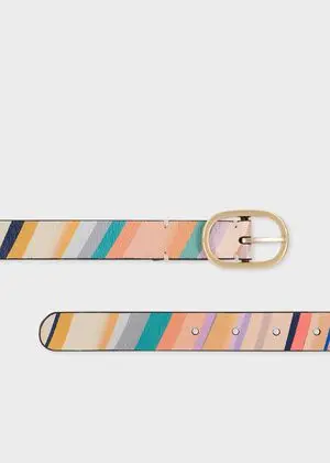 Paul Smith Reversible Leather Belt - Multicolour