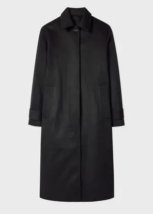 Paul Smith Wool-cashmere Blend Back-button Coat