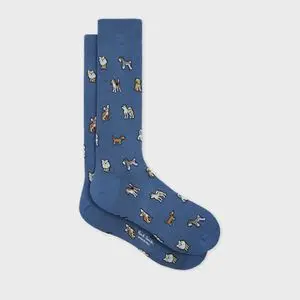 Paul Smith Cotton-blend Socks - Blue