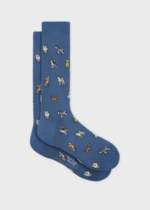 Paul Smith Cotton-blend Socks - Blue