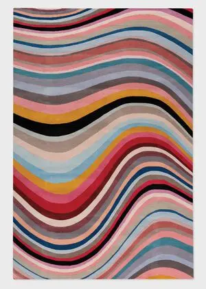 THE RUG COMPANY Modern Swirl Rug Paul Smith