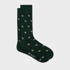 Paul Smith Patterned Socks - Green